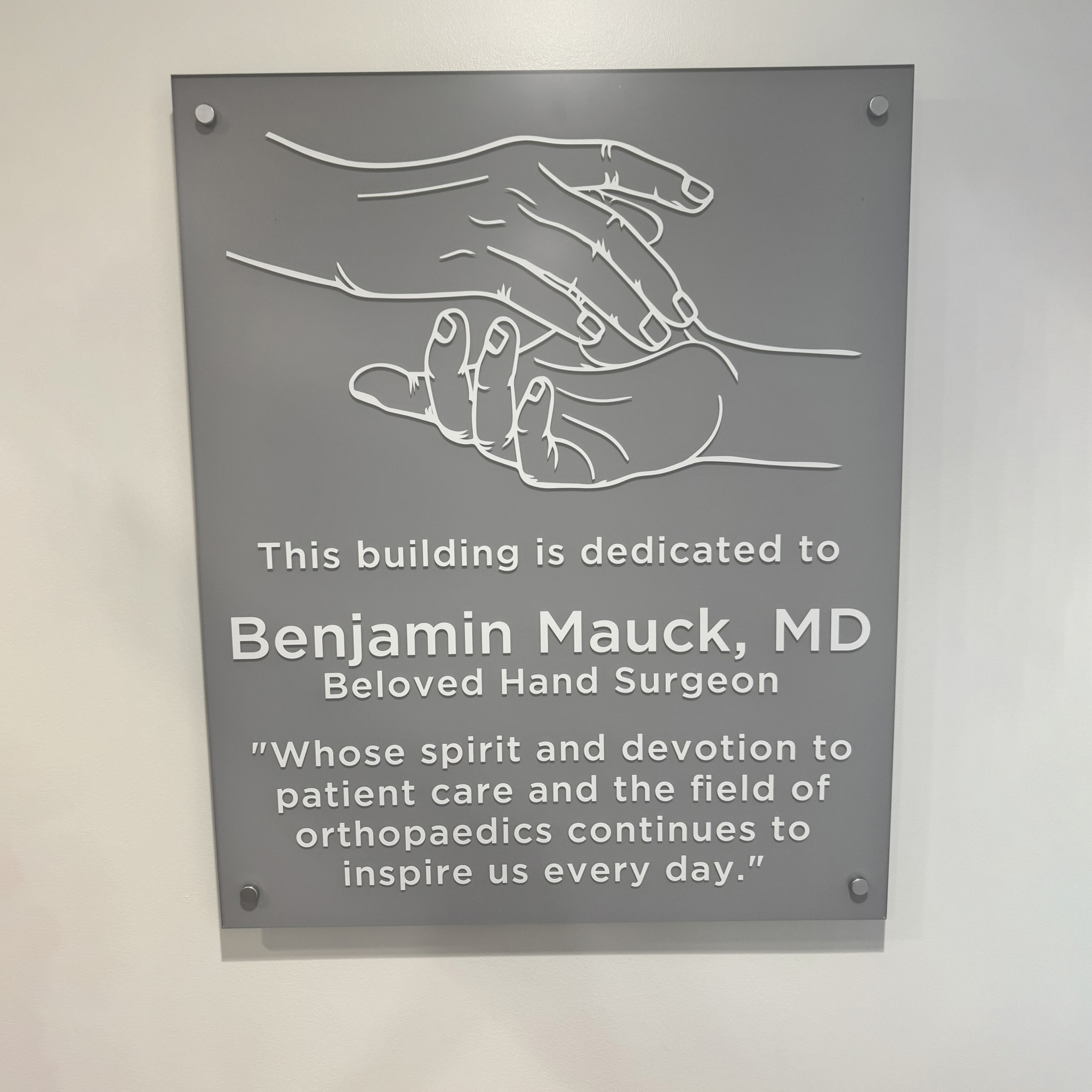 A Dedication Honoring the Life and Legacy of Dr. Benjamin Mauck ...