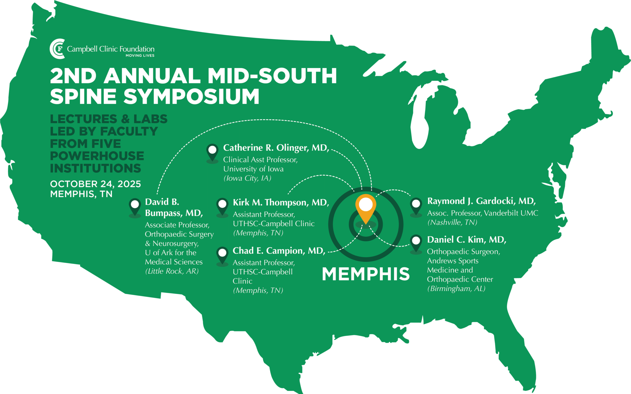Second Annual Mid-South Spine Symposium | Campbell Clinic Foundation